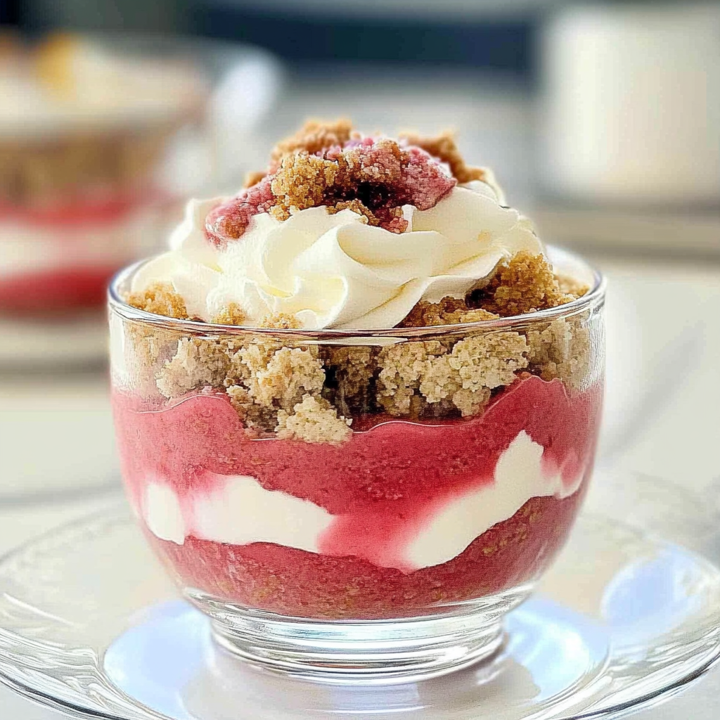 Incredible Rhubarb Fool Recipe with Whipped Cream Delight