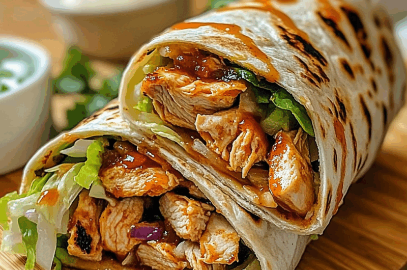 Amazing Sweet Chili Chicken Wrap Sandwich for Delicious Meals