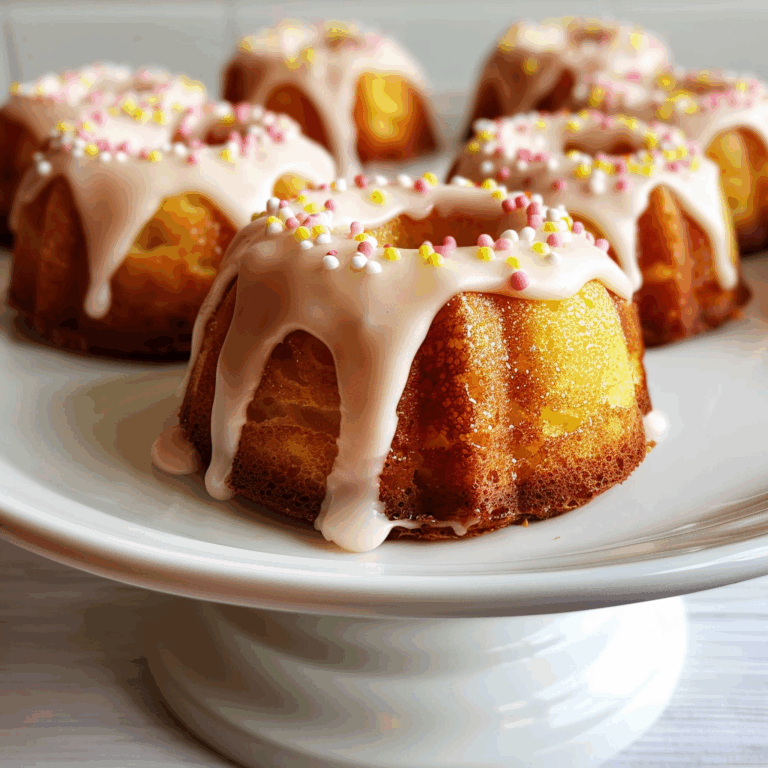 Mini Easter Bundt Cakes: Amazing Springtime Delights